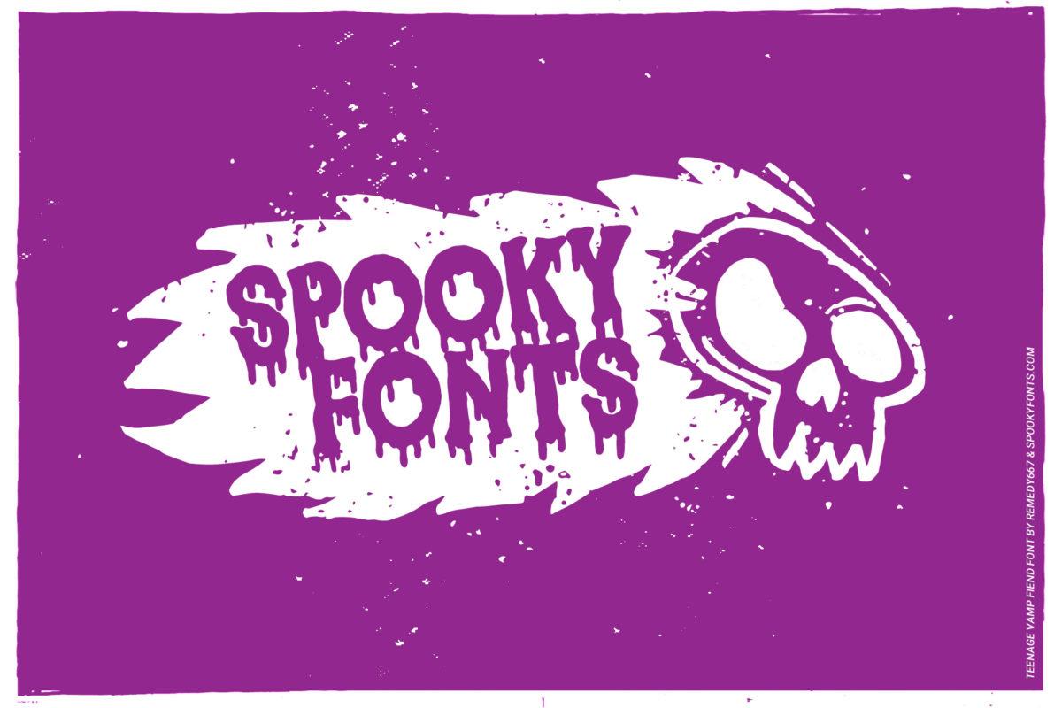 Teenage Vamp Fiend - Spooky Fonts
