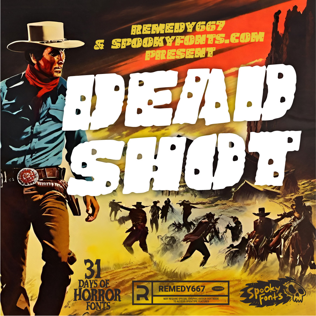 Dead Shot - Spooky Fonts