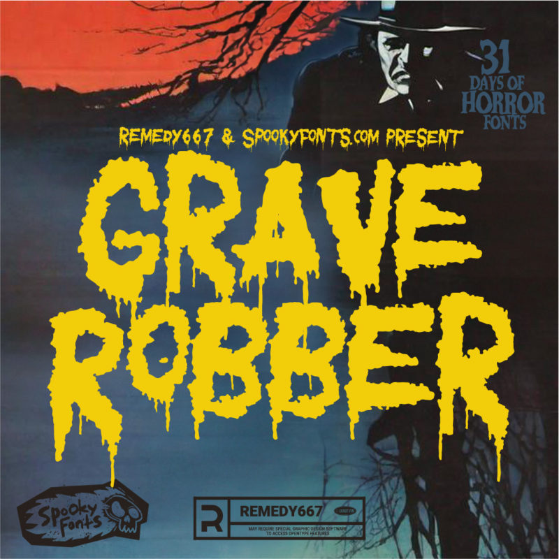 Grave Robber - Spooky Fonts