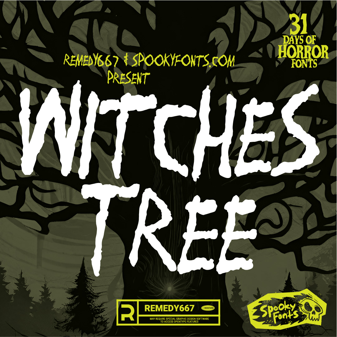 Witches’ Tree - Spooky Fonts